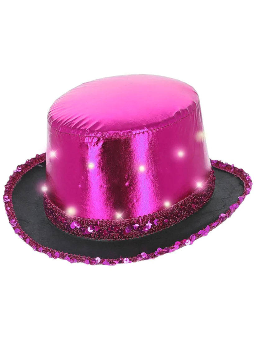 Pink Light Up Metallic Top Hat* – The Chocolate Walrus