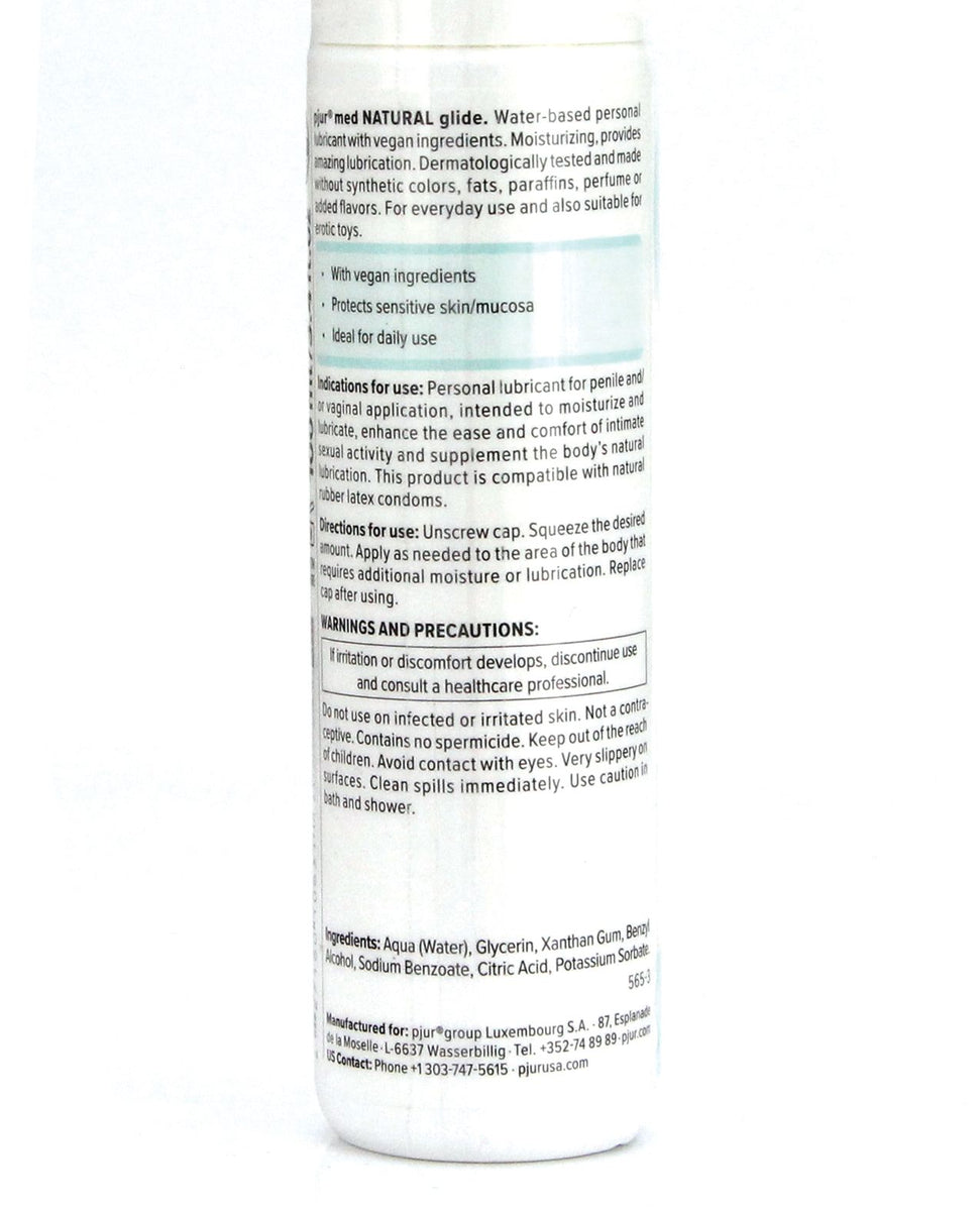 Pjur Med Natural Glide Water-Based Personal Lubricant – The Chocolate ...