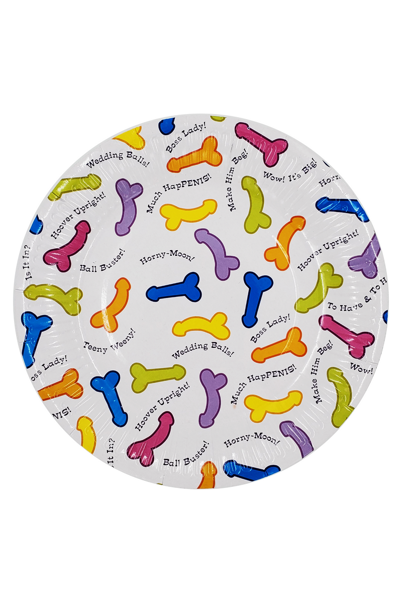 Pecker Party Plates – The Chocolate Walrus