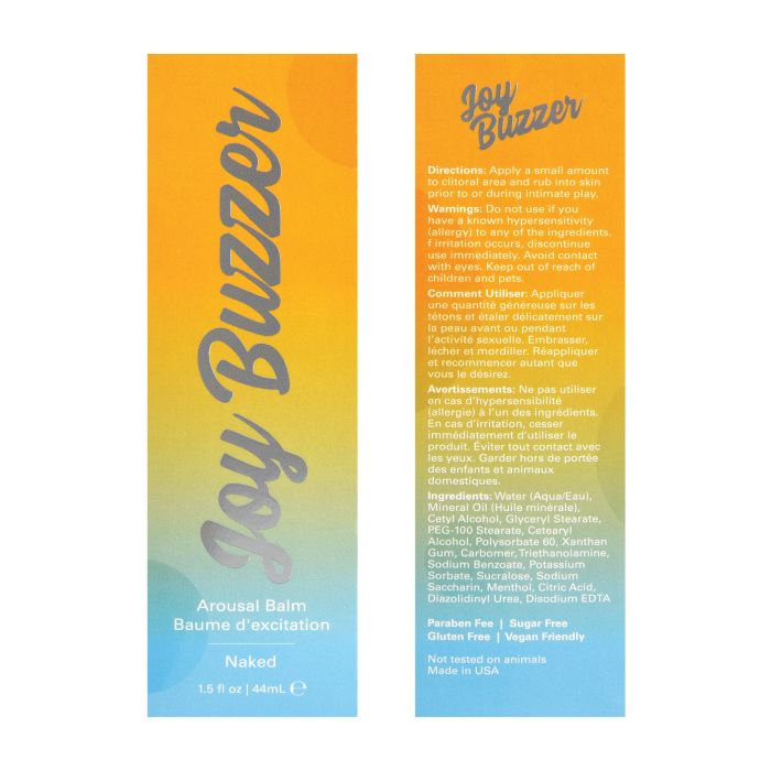 Joy Buzzer Arousal Balm – The Chocolate Walrus