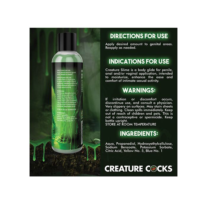 Creature Cocks-Creature Green Slime Water-Based Lubricant-8 oz* – The ...