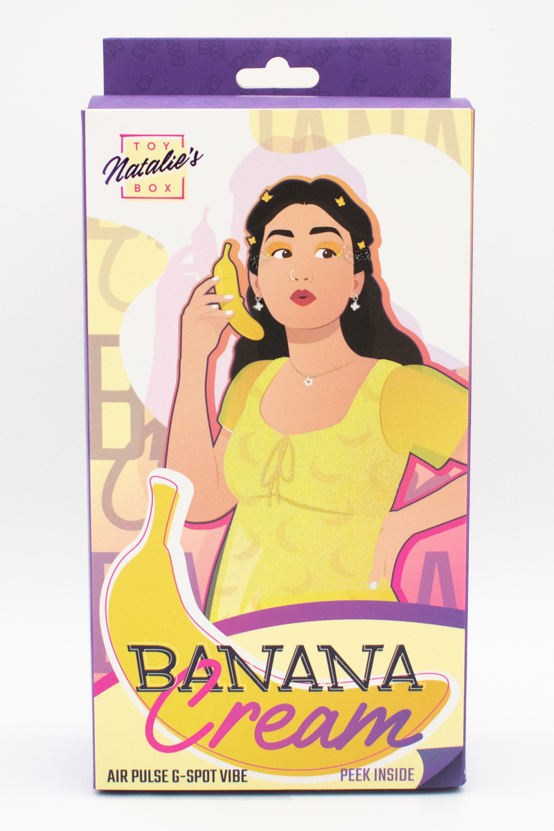 "Banana Cream" Air Pulse & G-Spot Vibe – The Chocolate Walrus